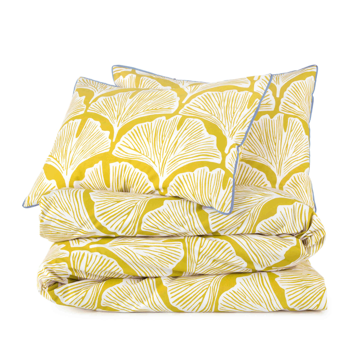 Feather Palm Golden Mustard Comforter Set from Novogratz by Utica ...